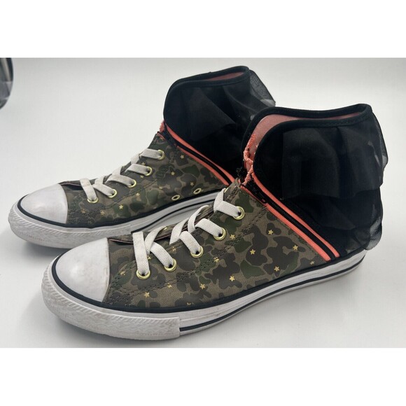 Converse | Shoes | Converse Kids Allstar Block Party Camo Sneakers Sz 6 ...
